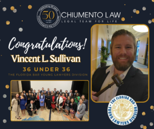 Vincent L. Sullivan Honored with 36 Under 36 Award